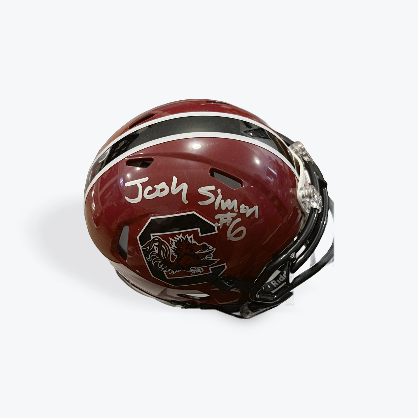 Joshua Simon Signed Mini Helmet – Palmetto Autographs