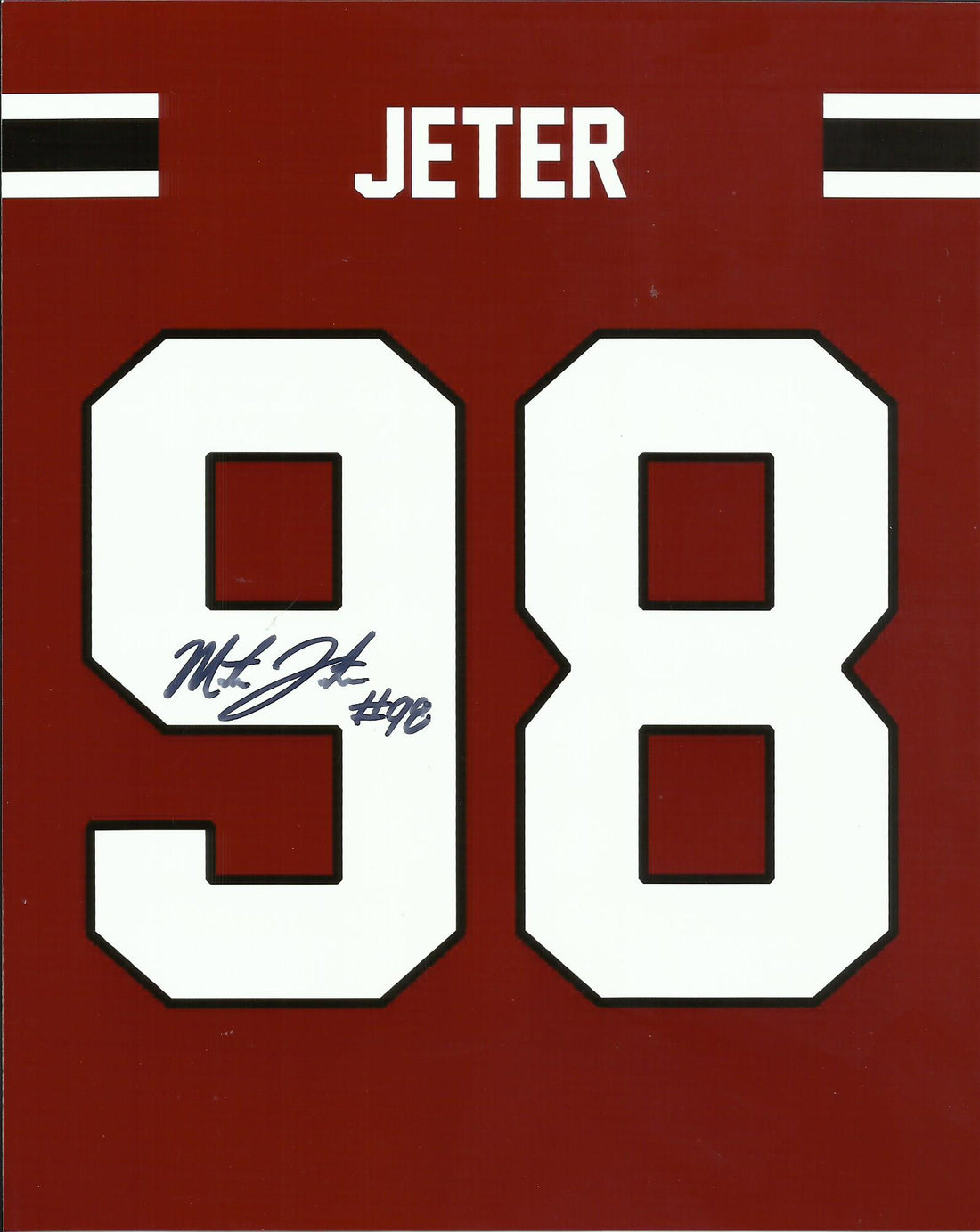 Mitch Jeter Signed Jersey Photo – Palmetto Autographs